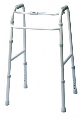 Lumex Single Release Folding Walkers, Standard Rubberized PVC Grip ...