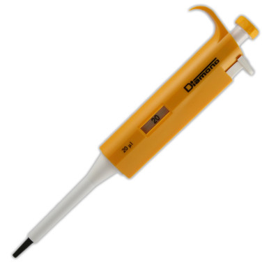 Globe Scientific Fixed Volume Diamond Pipette, 30uL, Yellow - Medex Supply