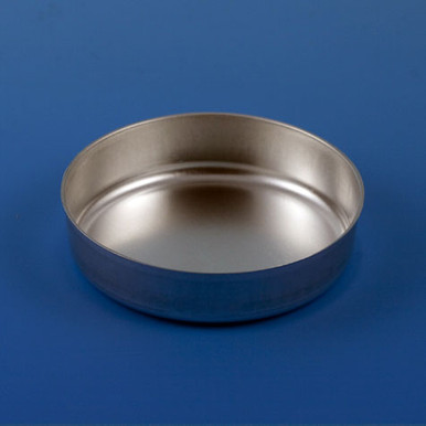 Globe Scientific Aluminum Dish, 70mm, 80mL, Smooth Wall without Tab ...