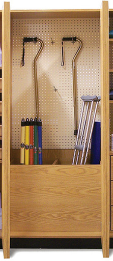 Hausmann Thera-Wall Therapy Storage Cabinet with Storage Bin - Medex Supply