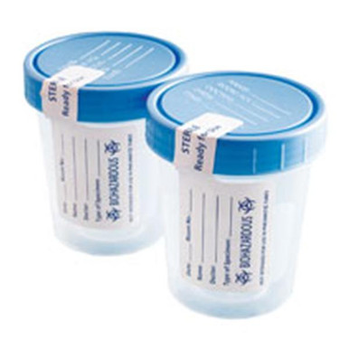 Specimen Container 4oz Sterile Individual 100/Case - Medex Supply