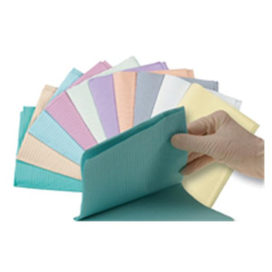 Towel Patient Dri-Gard 13 in x 19 in Wht 2 Ply T/P 500/Ca - Medex Supply