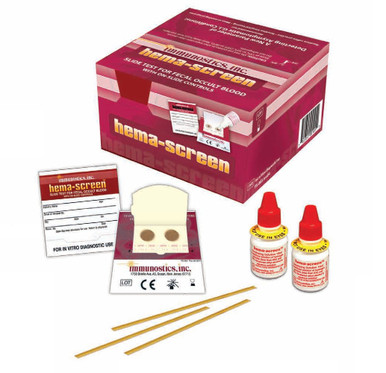 Immunostics Hema Screen Specific Fecal Occult Blood Test Slides, Two ...