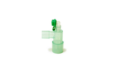 Anesthesia Mask Elbow w/ Gas Sampling Port 15mmOD, 22mmOD/15mmID, 50/cs ...