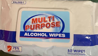 Alcohol Wipes 150 x 200mm, 24 Packs/Case , 1200/Case - Medex Supply