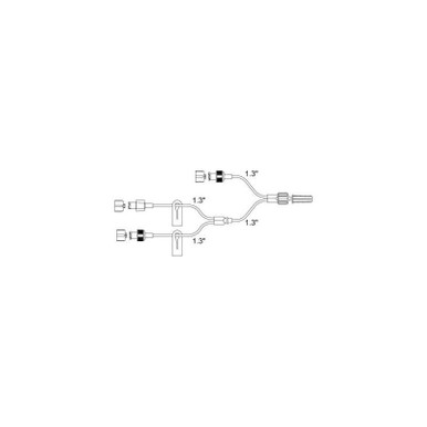 Medex Baby Trifuse Extension Set, 4", 25/Bx - Medex Supply
