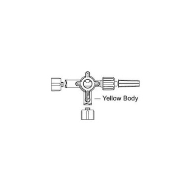 Medex Ultra 4-way Stopcock with Swivel Male Luer lock, 50/Cs - Medex Supply