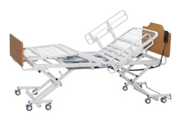 Medline Full Electric Hi/Lo Bed Package, Quartered Oak with 29" Side ...