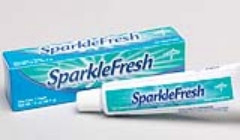 Medline Sparkle Fresh Fluoride Toothpaste, 0.6 oz, 720/cs - Medex Supply