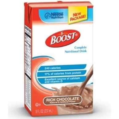 Nestle Boost Original Nutrition Supplement Drink, Rich Chocolate, 8oz ...