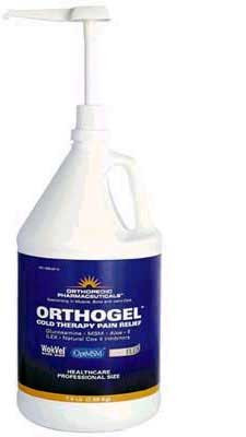 Orthogel Advanced Cold Therapy Pain Relief Gel, 1 Gallon Bottle with ...