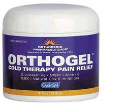 Orthogel Advanced Cold Therapy Pain Relief Gel, 4 oz. Jar - Medex Supply