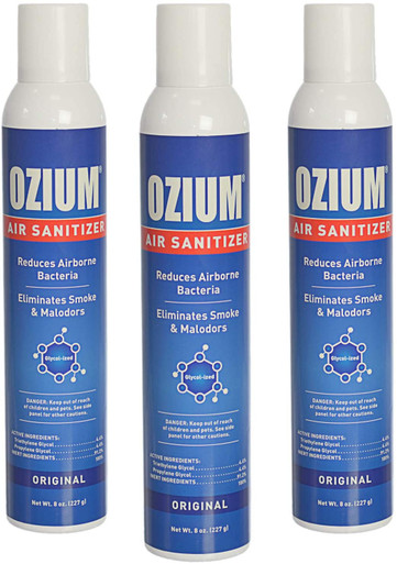 Ozium Air Freshener & Sanitizer, 6/case - Medex Supply