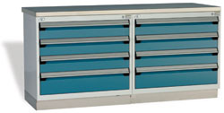 Rousseau Workbench With Cabinets - Medex Supply