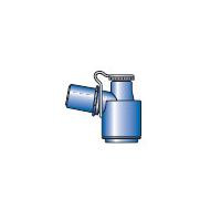 Pneupac Fiber-Optic Bronchoscope Dual-Axis Swivel Adapter, Sterile, 25 ...