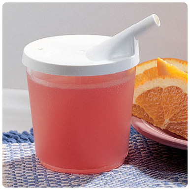 Sammons Preston Clear Cup with Snorkel Lid - Medex Supply