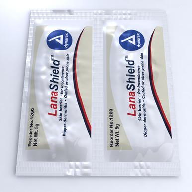 Dynarex LanaShield Skin Protectant Cream, 5 g Packet, 1728/Cs - Medex ...