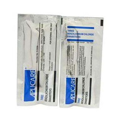 Aplicare Benzalkonium Chloride Triple Swabs, 500/cs - Medex Supply