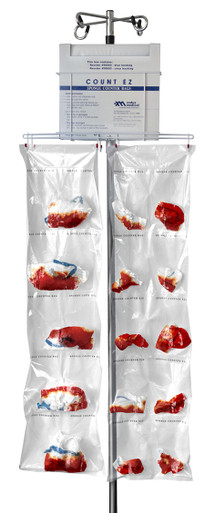 Count EZ™ Sponge Counter Bags 5 Large or 10 Small Sponge Capacity 36 X ...