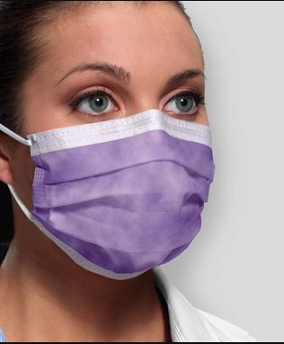 Mask Procedure ASTM Level 2 Pleated Blue Size 50/Bx, 40 BX/CA - Medex ...