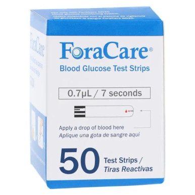 Glucose Test Strips For Fora GD20 Meter 50/Bx - Medex Supply
