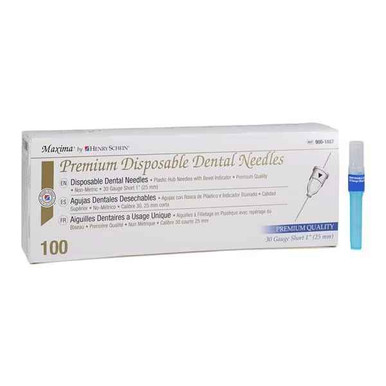 HSI Premium Needle Plastic Hub 30 Gauge Short Blue - Medex Supply