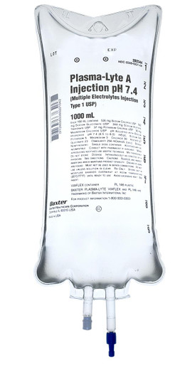 PLASMA-LYTE 148 Injection Solution, pH 7.4, 1000 mL - Medex Supply