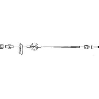 IV Extension Set Vygon Mini Bore 7 Inch Tubing With Filter - Medex Supply