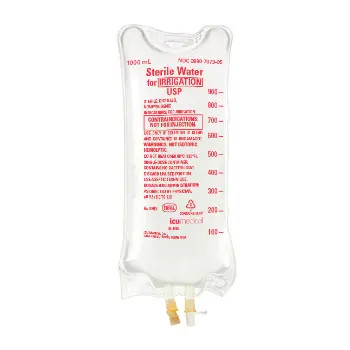 Sterile Water for Irrigation, USP, 1000 mL, 12/Cs - Medex Supply