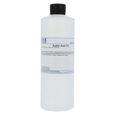 Acetic Acid Reagent 3% 16oz Ea - Medex Supply