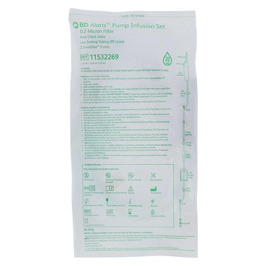 Alaris Pump Set 125" 20 Drops Priming Volume 29mL 20/Ca - Medex Supply