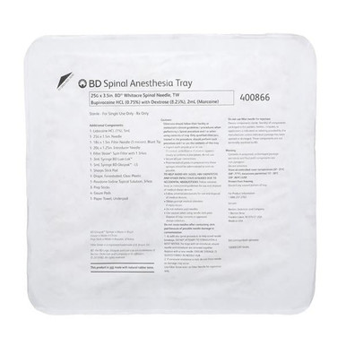 Spinal Tray Whitacre Needle - Medex Supply