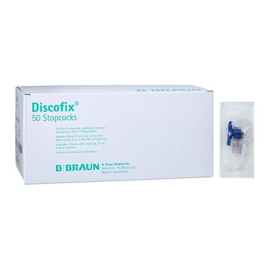 Discofix 1-Way Stopcock Priming Volume 0.20mL F LL/Spn Cnctr 100/Ca ...