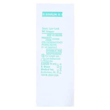 Cap, Intermittent Injection Priming Volume 0.1 mL, Length 3/4 Inch ...