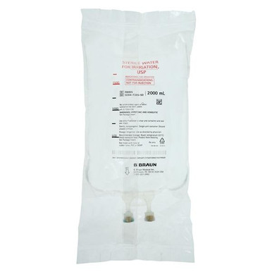 Irrigation Solution Sterile Water for Irrigation Not for Injection ...