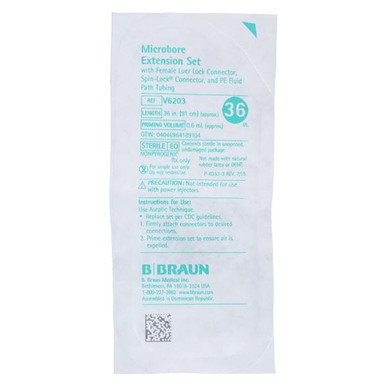 Syringe Pump IV Extension Set 36" PVC-Free Fluid Path F LR/Dstl M LL 50 ...