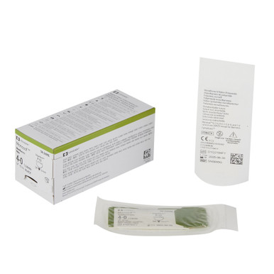 Nonabsorbable Suture with Needle Monosof~Dermalon Nylon P-13 3/8 Circle ...