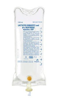 Dextrose 5%/Lactated Ringers Lactated Ringers Solution 1000mL Bag ...