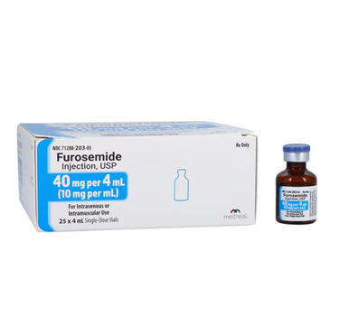 Furosemide Injection 10mg/mL SDV 4mL 25/Pk - Medex Supply