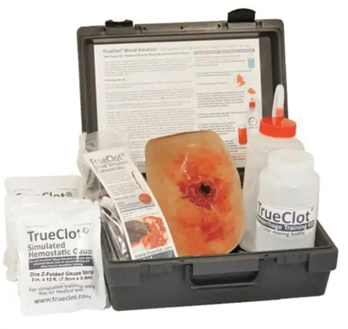 TrueClot Wound Packing Training Kit - Large Caliber Gunshot Wound & Z ...