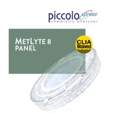 General Chemistry Reagent Piccolo MetLyte 8 Panel CLIA Waived Sample ...