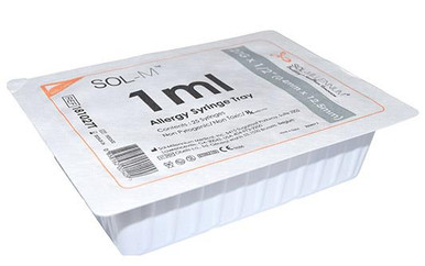 Allergy Syringe/Needle 27g x 1/2" 1cc Conventional Low Dead Space 1000 ...