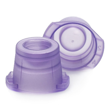 McKesson Tube Closure Polyethylene Snap Cap Lavender 12 mm / 13 mm / 16 ...