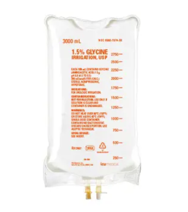 Irrigation Solution Glycine 1.5% 3000mL Bag, 4/Case - Medex Supply