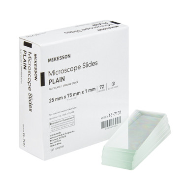 Microscope Slide McKesson 1 X 3 Inch X 1 mm Plain - Medex Supply