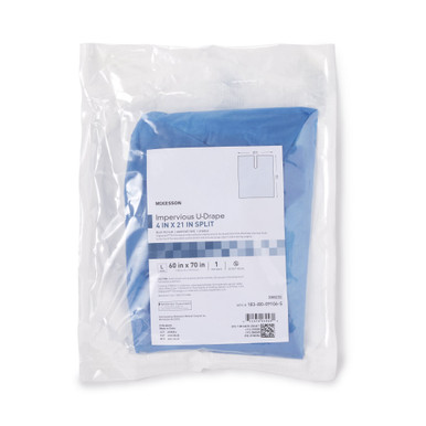 Orthopedic Drape McKesson Impervious U-Drape 60 W X 70 L Inch Sterile ...