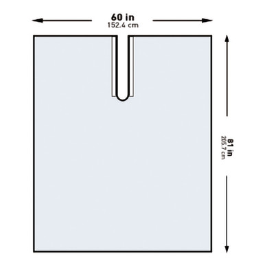 Orthopedic Drape McKesson Impervious U-Drape 60 W X 81 L Inch Sterile ...