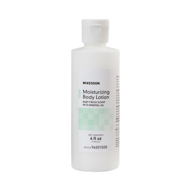 Hand and Body Moisturizer McKesson 4 oz. Bottle Baby Fresh Scent Lotion ...