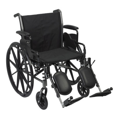 Lightweight Wheelchair McKesson Dual Axle Desk Length Arm Swing-Away ...