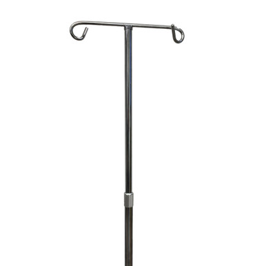 IV Stand Heavy Base Floor Stand 2 Hooks 4 Legs with Casters - Medex Supply